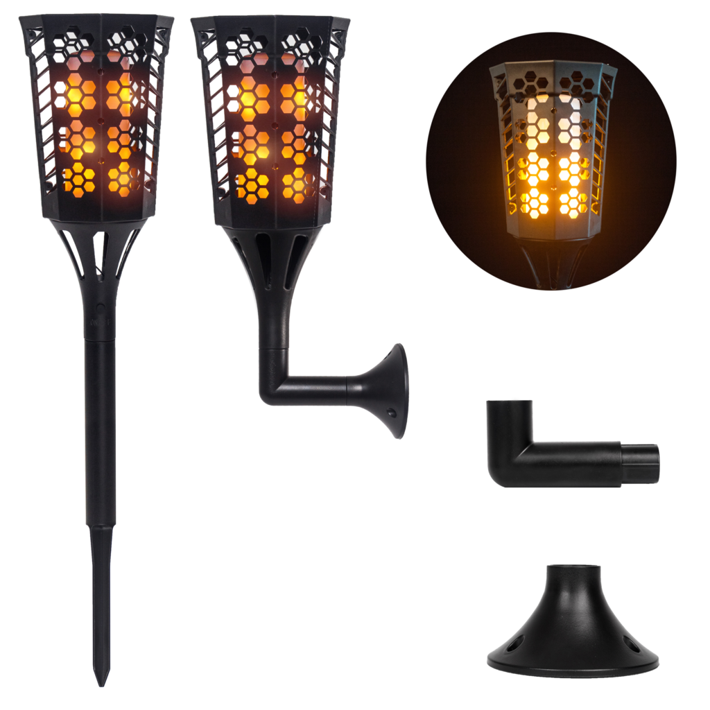 Led Solar Torch Light Control – Hooima